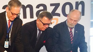 Firma Amazon oficjalnie otworzyła centrum logistyczne w Sadach koło ...